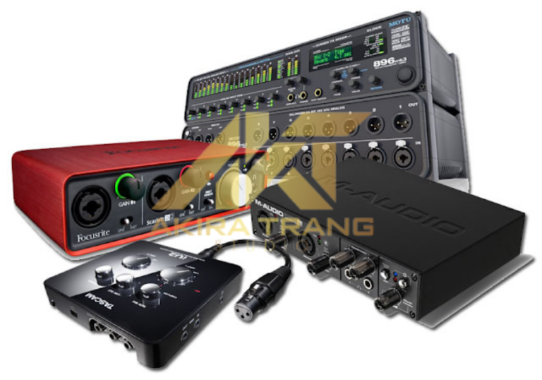 Các loại sound card thu âm tốt nhất hiện nay